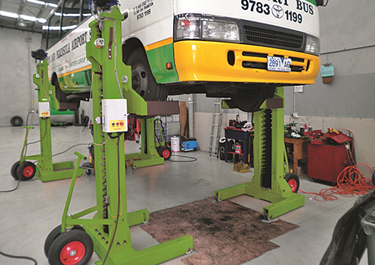 Portalift Bus Hoists - by Endurequip Hoists