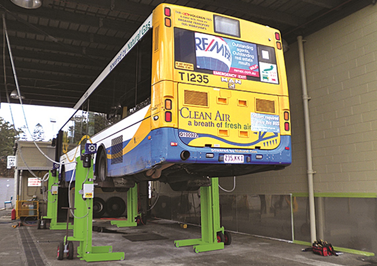 Portalift Bus Hoists - by Endurequip Hoists